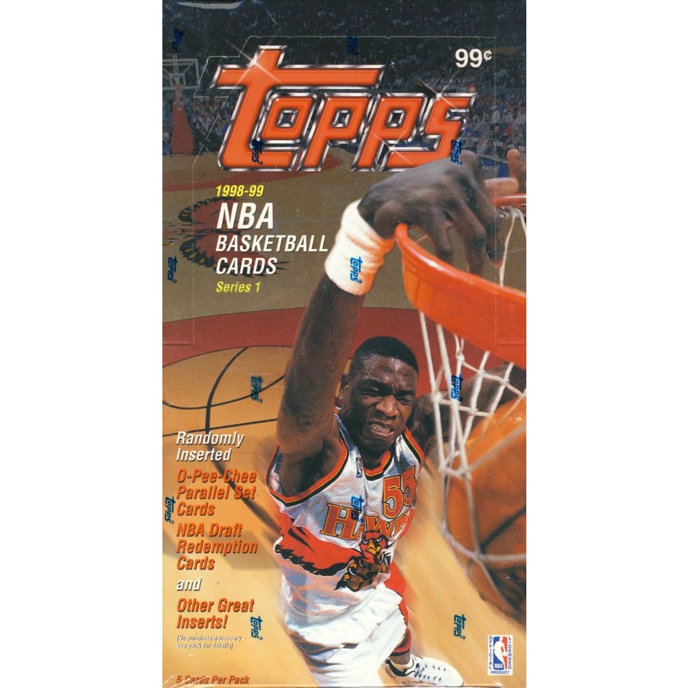 1998-99 Topps Series 1 Basketball 36ct Retail Dollar Store Version Box ...
