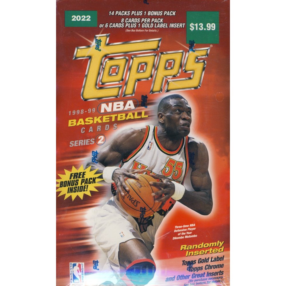 1998-99 Topps Series 2 Basketball 15ct Retail Box | Steel City Collectibles