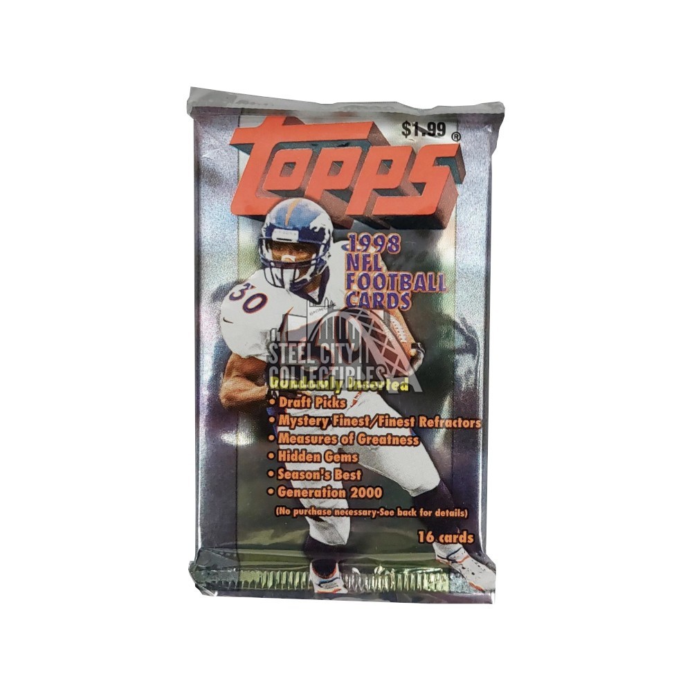 1998 Topps Football Pre-Priced Pack | Steel City Collectibles