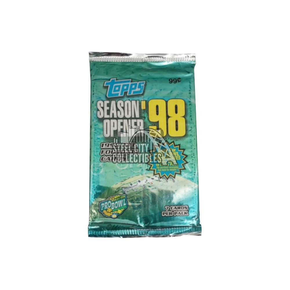 1998 Topps Season Opener Football Pre-Priced Pack | Steel City Collectibles