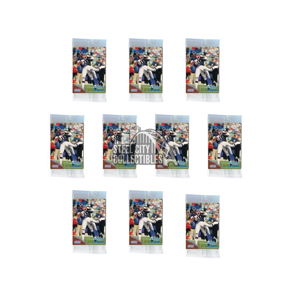 1998 Topps Stadium Club Football Sealed 5-Card Promo 10-Pack Lot ...