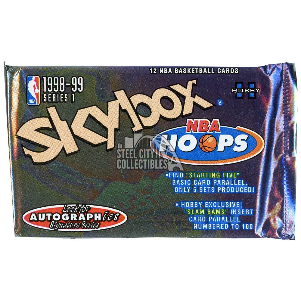 1998-99 Skybox Hoops Series 1 Basketball Hobby Pack | Steel City ...