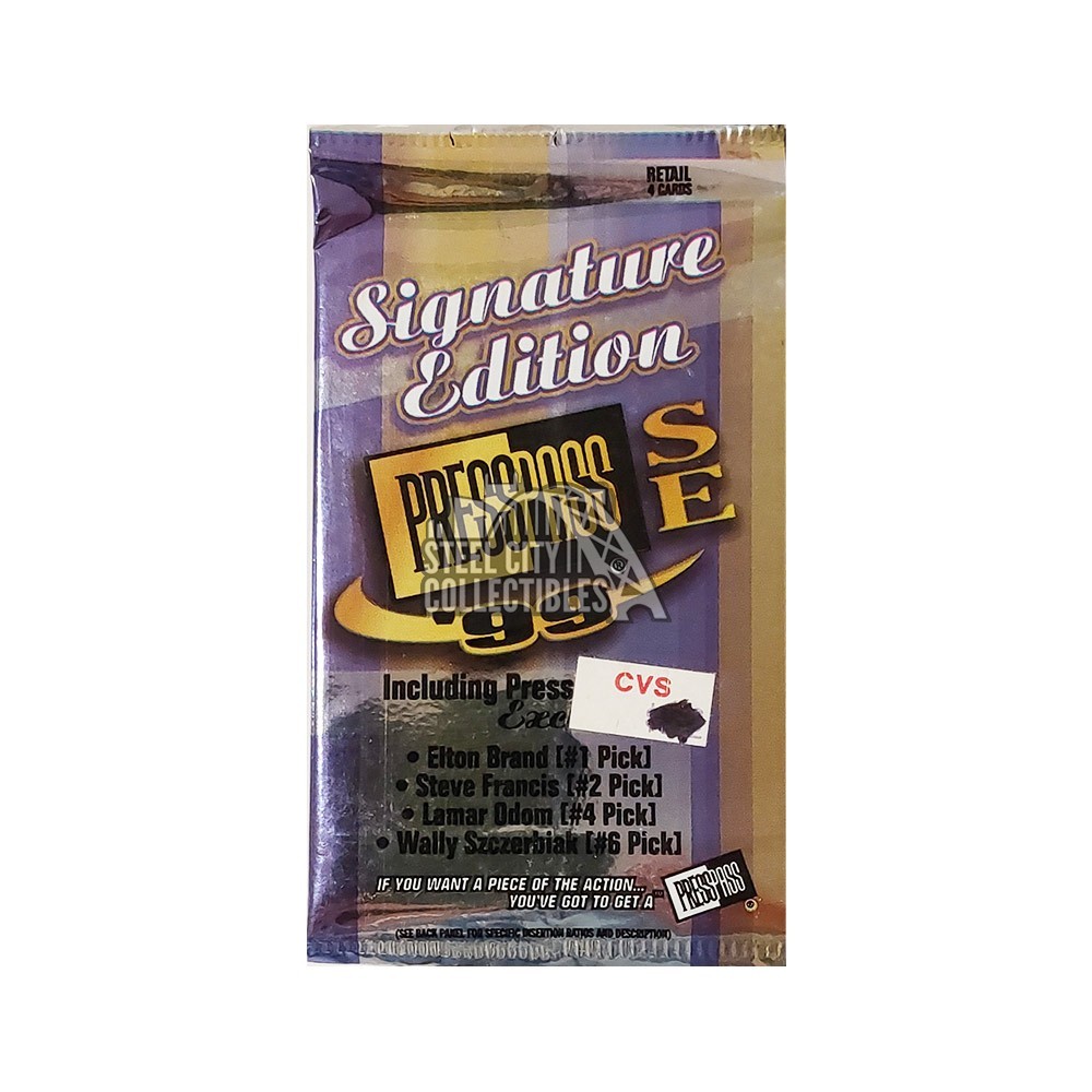 1999-00 Press Pass Signature Edition Retail Pack | Steel City Collectibles