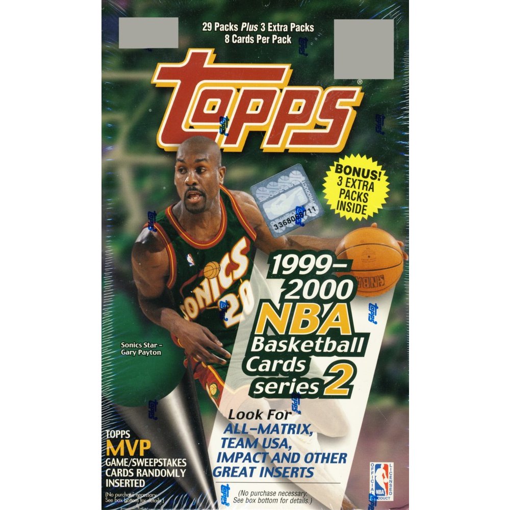 1999-00 Topps Series 2 Basketball 32ct Retail Box | Steel City Collectibles