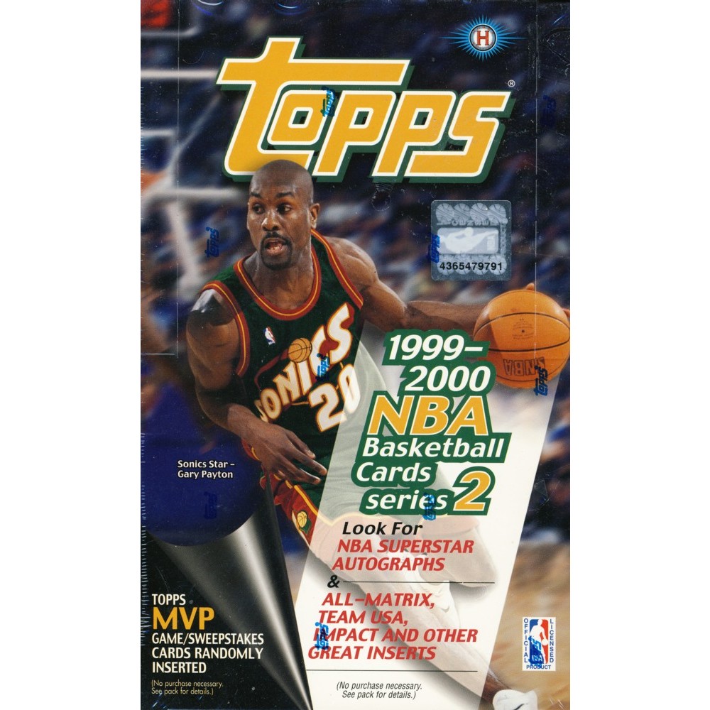 1999-00 Topps Series 2 Basketball Hobby Box | Steel City Collectibles