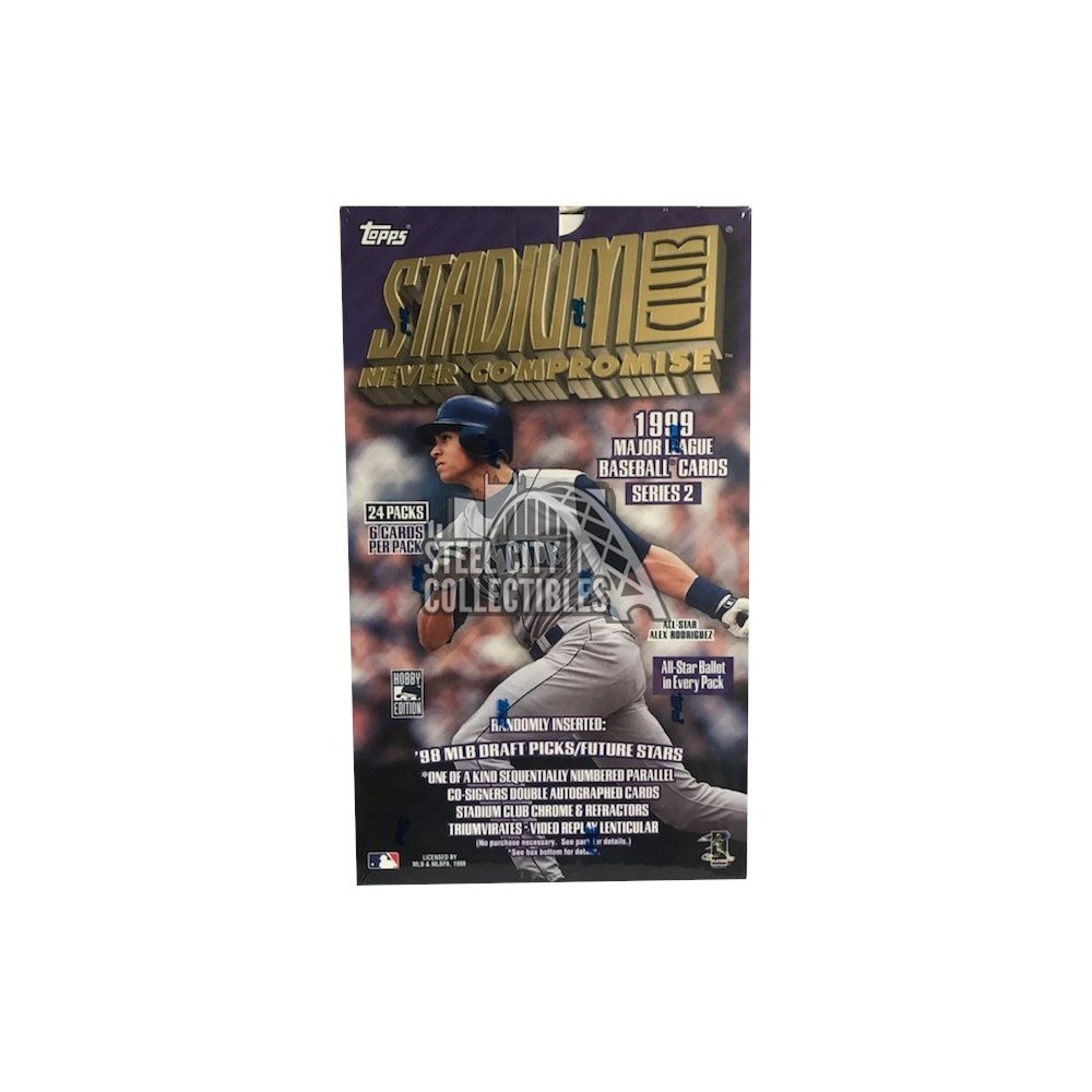 1999 Topps Stadium Club Series 2 Baseball Hobby Box | Steel City 
