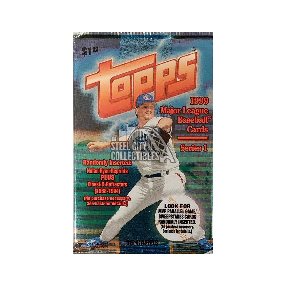 1999 Topps Series 1 Baseball Pre-Priced Retail Pack | Steel City ...