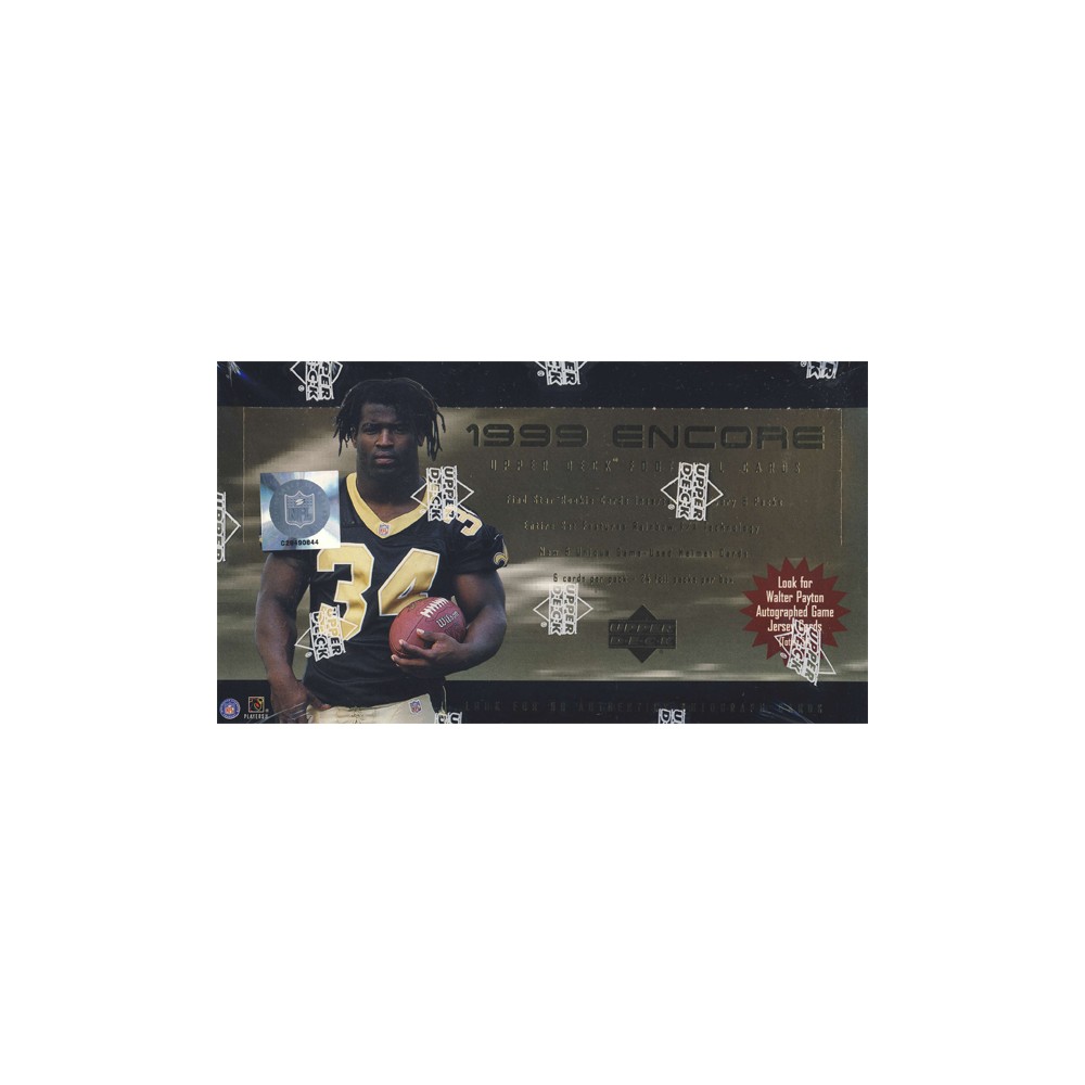 1999 Upper Deck Encore Football Hobby Box | Steel City Collectibles