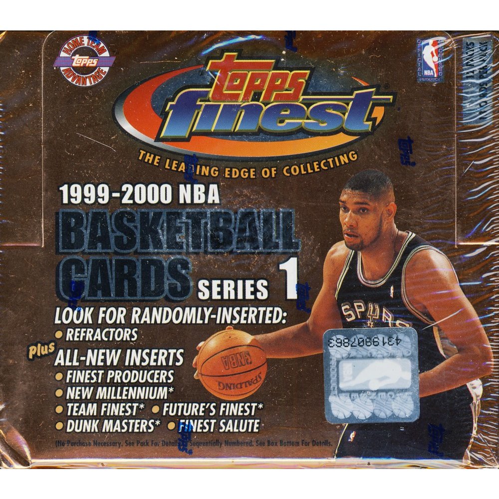 1999-00 Topps Finest Series 1 Basketball HTA Jumbo Box | Steel City ...