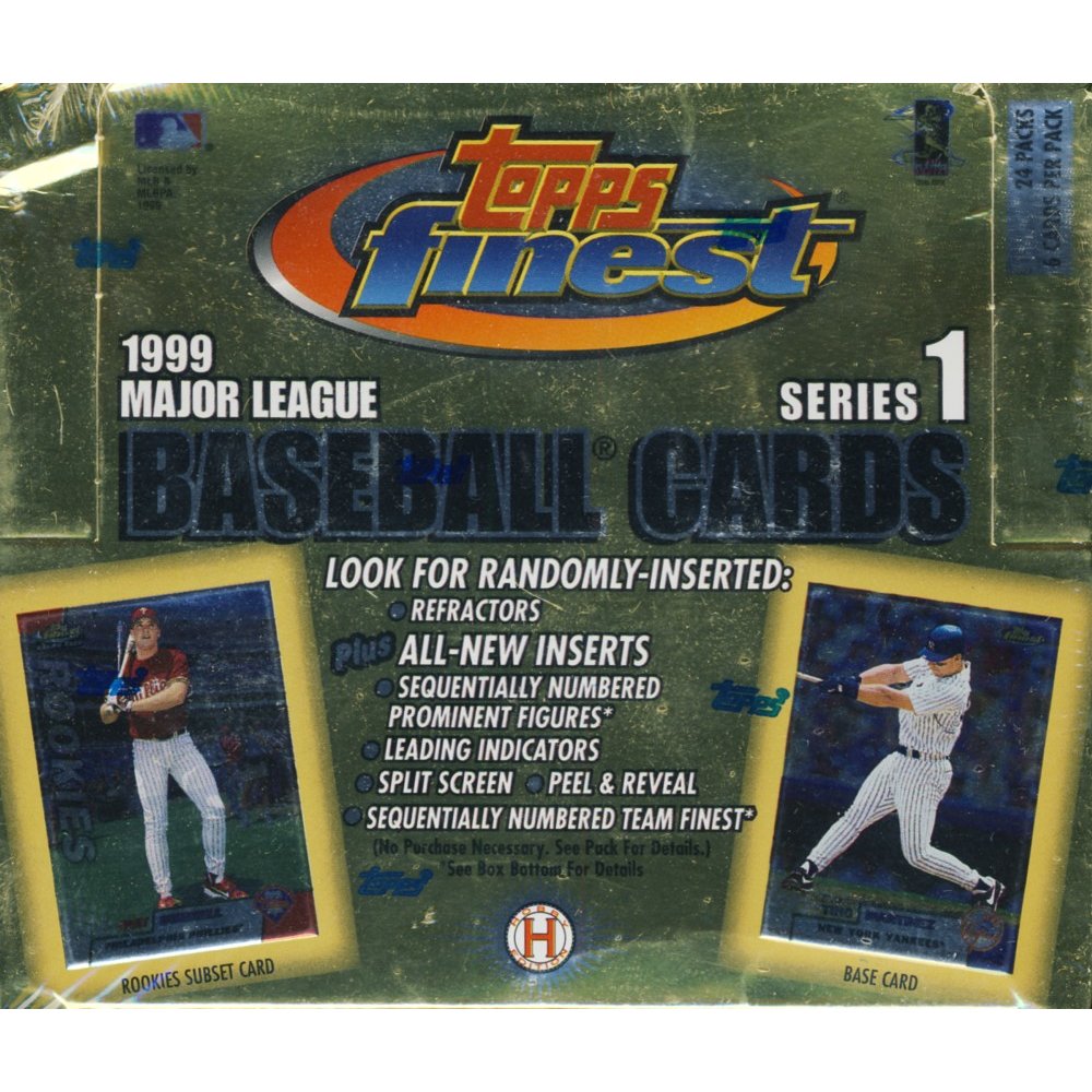1999 Topps Finest Series 1 Baseball Hobby Box | Steel City Collectibles