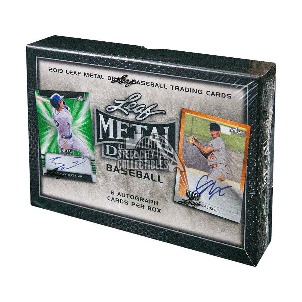 2019 Leaf Metal Draft Baseball Hobby Box | Steel City Collectibles