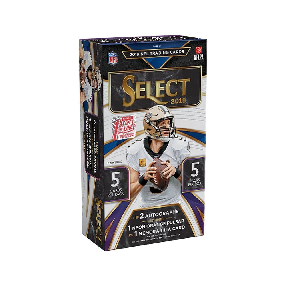2019 Panini Select Football Hobby DUAL Box FOTL Random Division Group ...