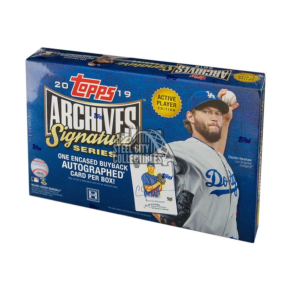 2019 Topps Archives Signature Series Active Edition Baseball Hobby Box ... 2019 Topps Archives Signature Series Active Edition Baseball Hobby Box ...