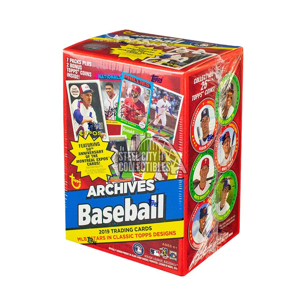2019 Topps Archives Baseball 7ct Blaster Box | Steel City Collectibles