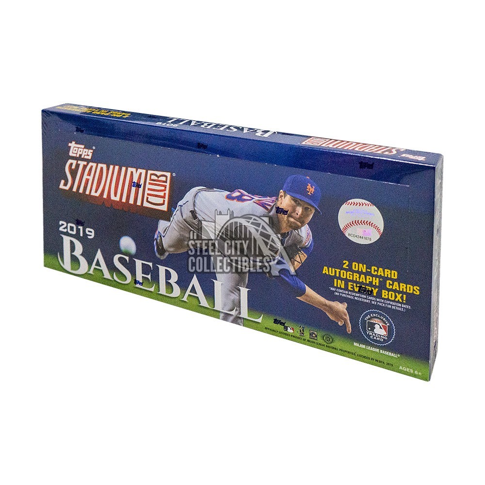 2019 Topps Stadium Club Baseball Hobby Box | Steel City Collectibles