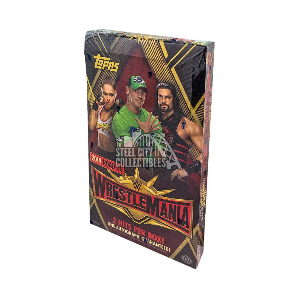 2019 Topps WWE Road to Wrestlemania Wrestling Hobby Box | Steel City ...
