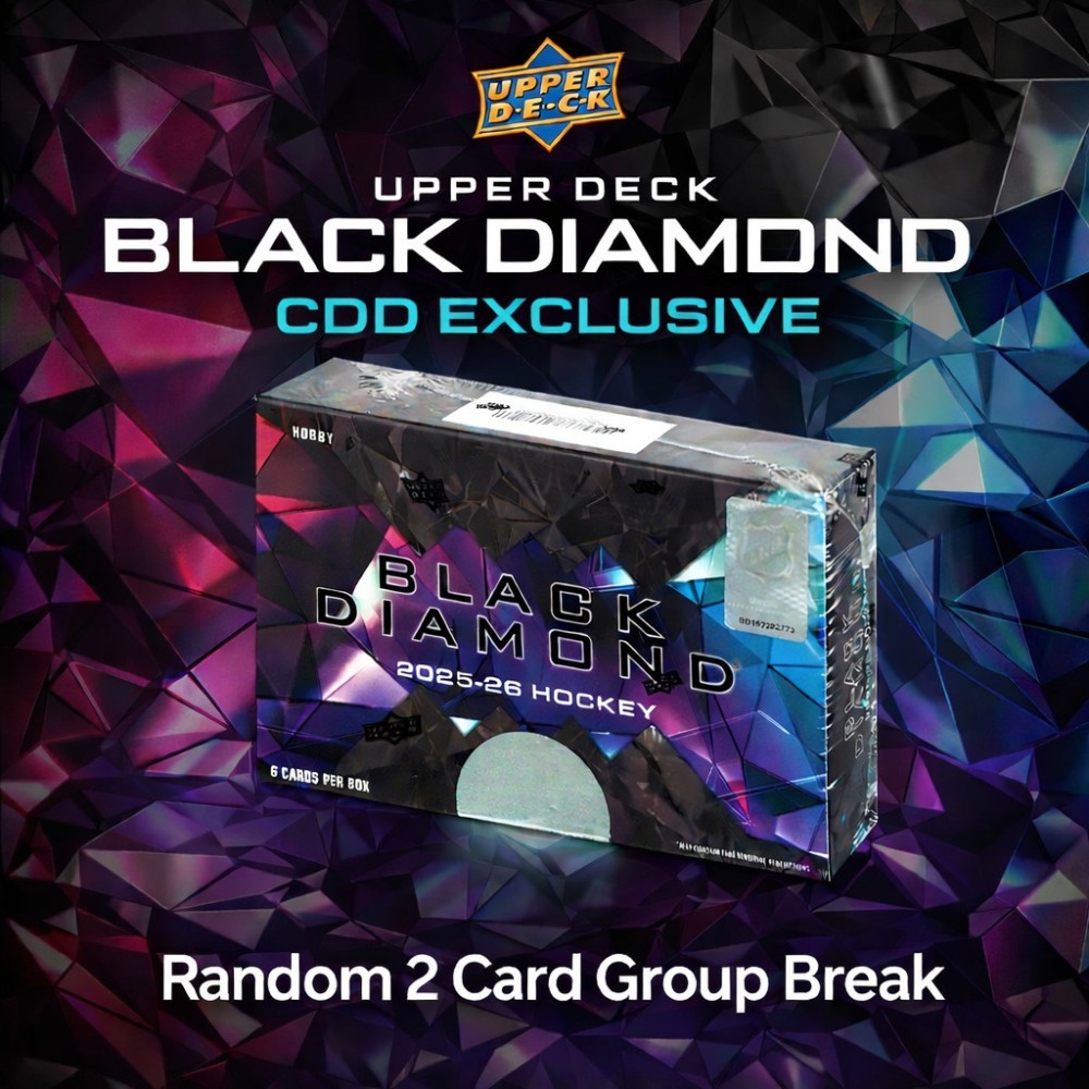 2025-26 Upper Deck Black Diamond Hockey TWO Hobby Box - CDD Exclusive ...