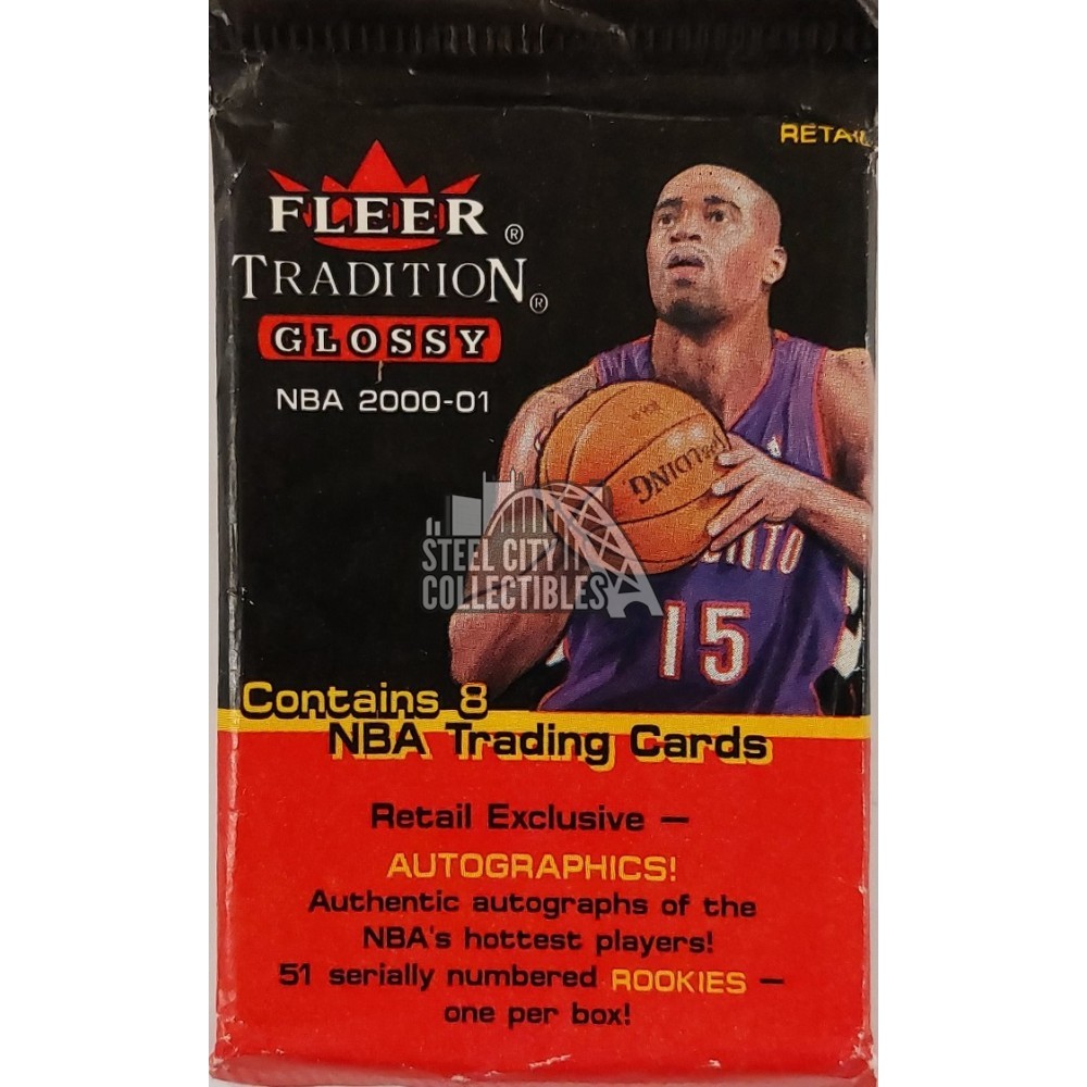 2000-01 Fleer Tradition Glossy Basketball Retail Pack | Steel City ...