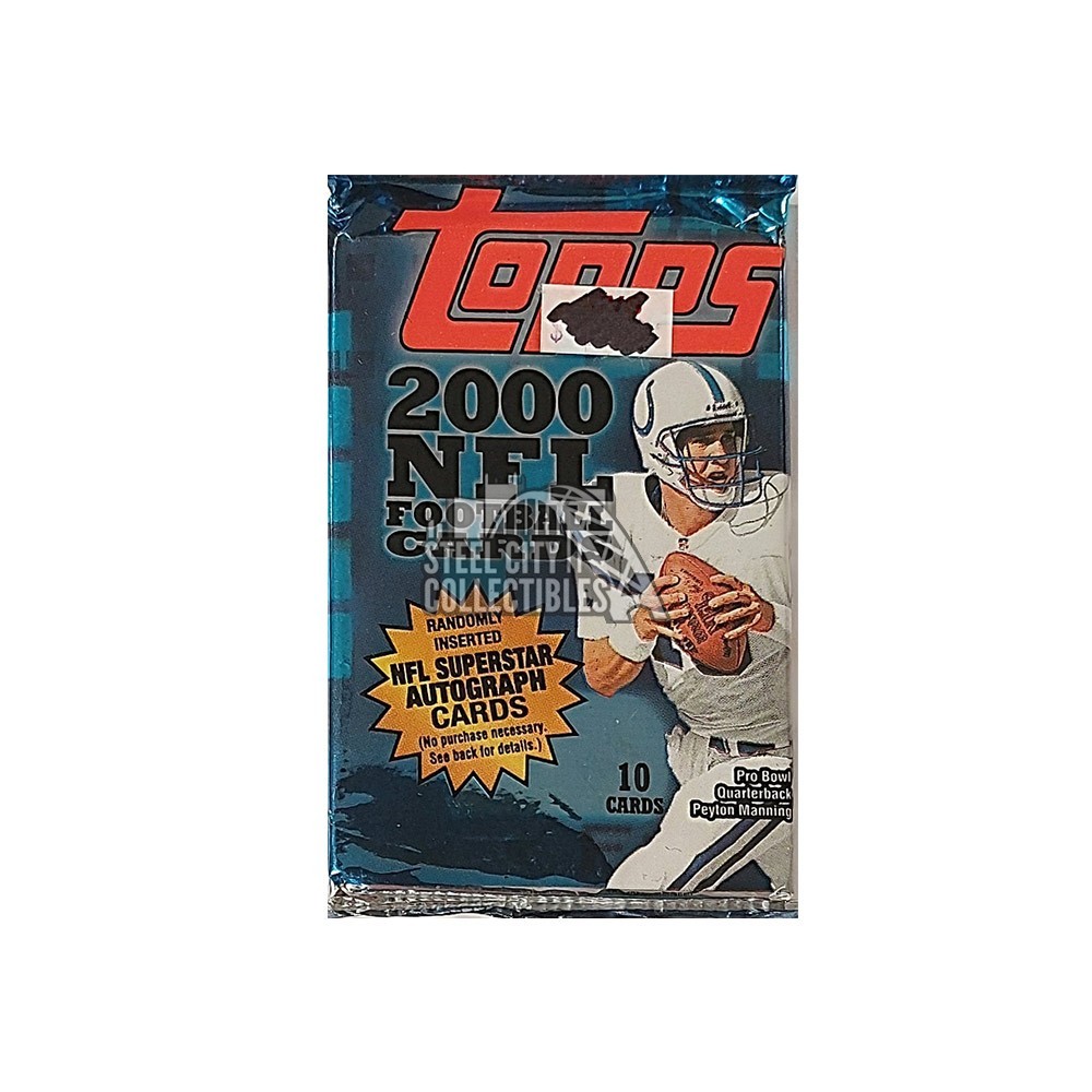 2000 Topps Football Retail 10-Card Pack | Steel City Collectibles