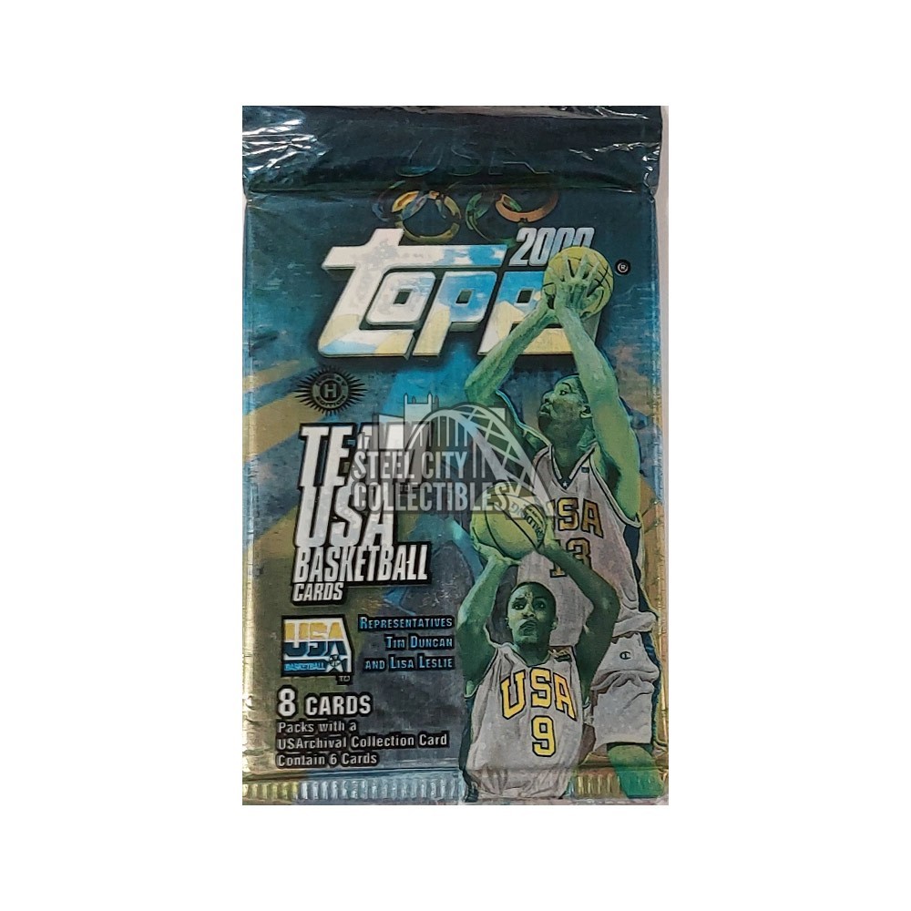 2000 Topps Team USA Basketball Hobby Pack | Steel City Collectibles
