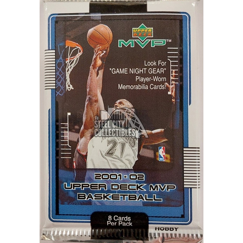 2001-02 Upper Deck MVP Basketball Hobby Pack | Steel City Collectibles