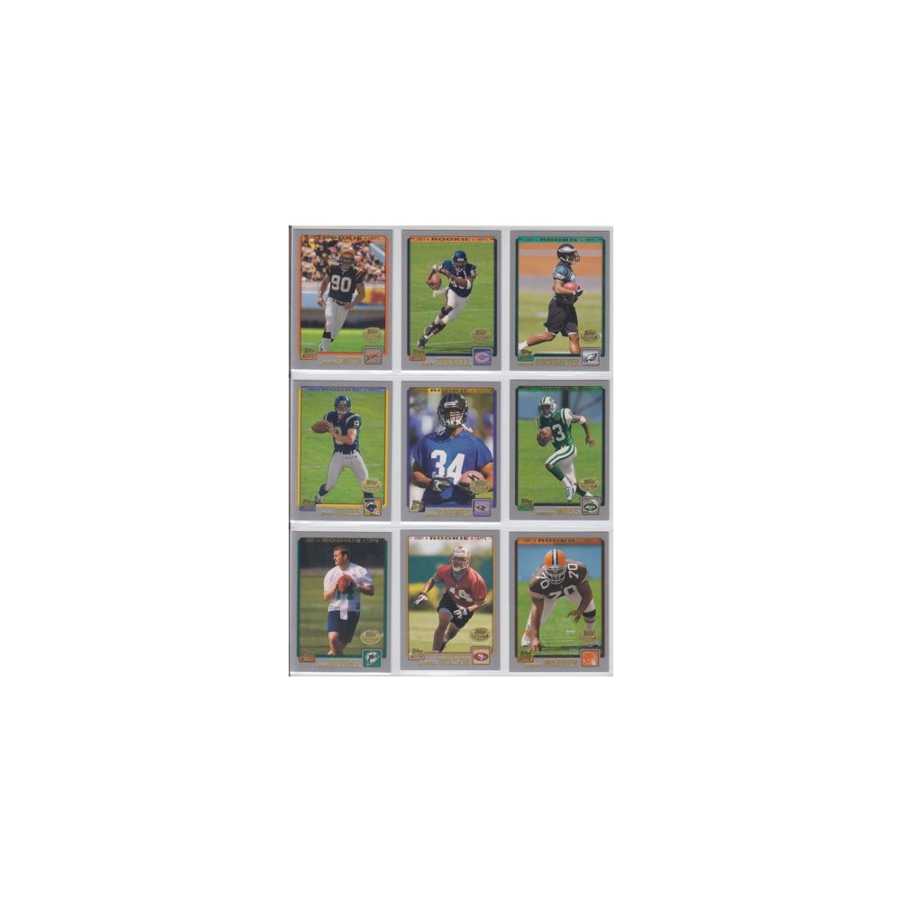 2001 Topps Collection Football Hand Collated Set w/ Binder | Steel City ...