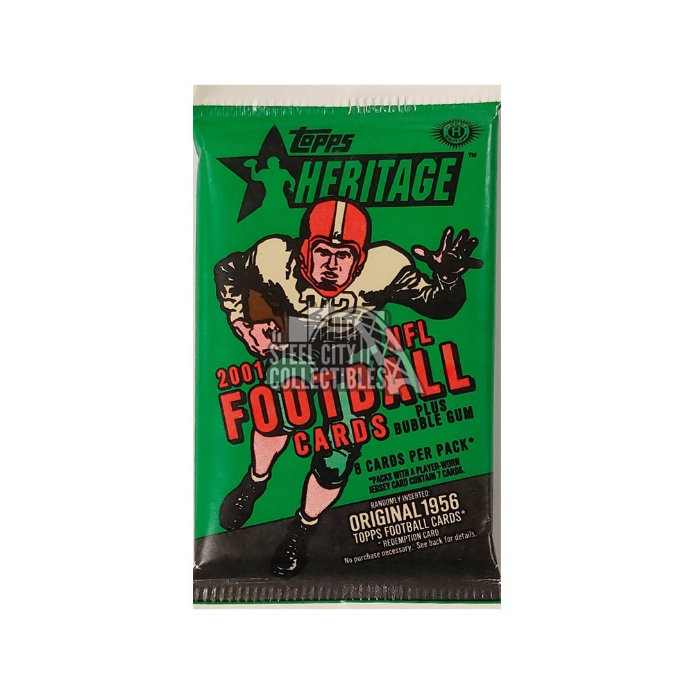 2001 Topps Heritage Football Hobby Pack | Steel City Collectibles