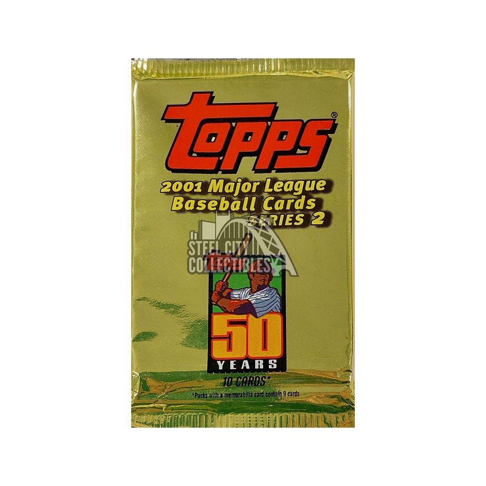 2001 Topps Series 2 Baseball Retail Pack | Steel City Collectibles
