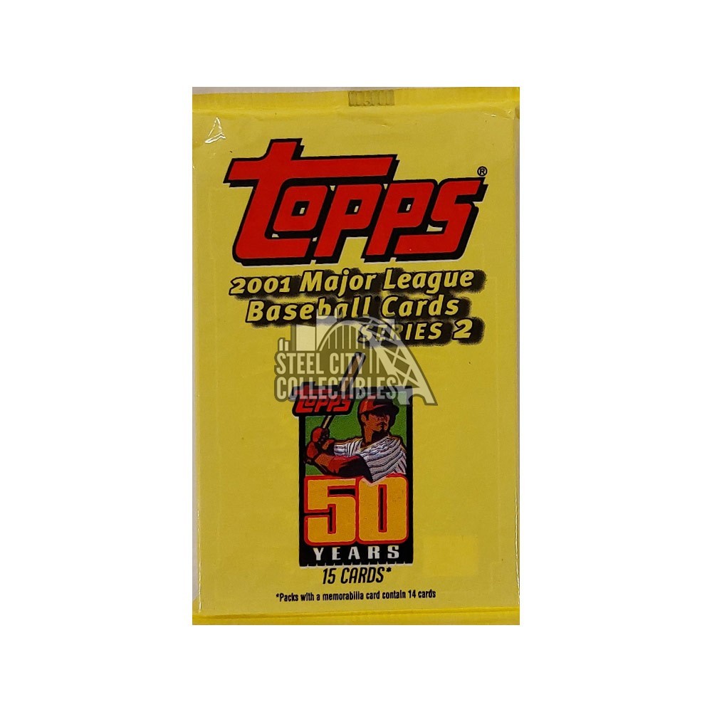 2001 Topps Series 2 Baseball Retail Wax Pack | Steel City Collectibles
