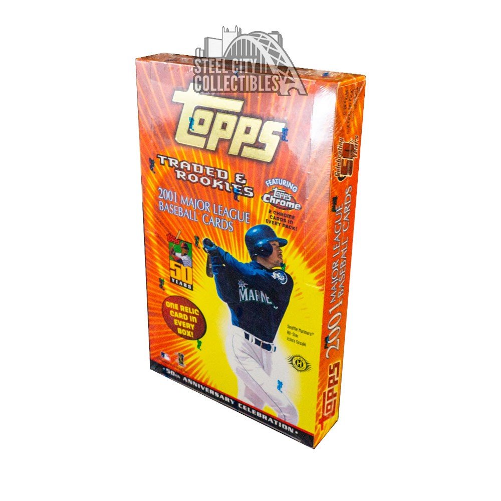 2001 Topps Traded & Rookie Baseball Hobby Box | Steel City Collectibles