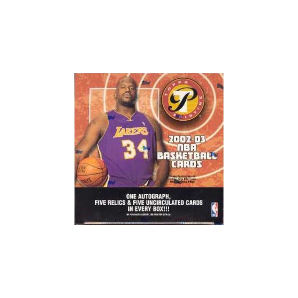 2002-03 Topps Pristine Basketball Hobby Box | Steel City Collectibles