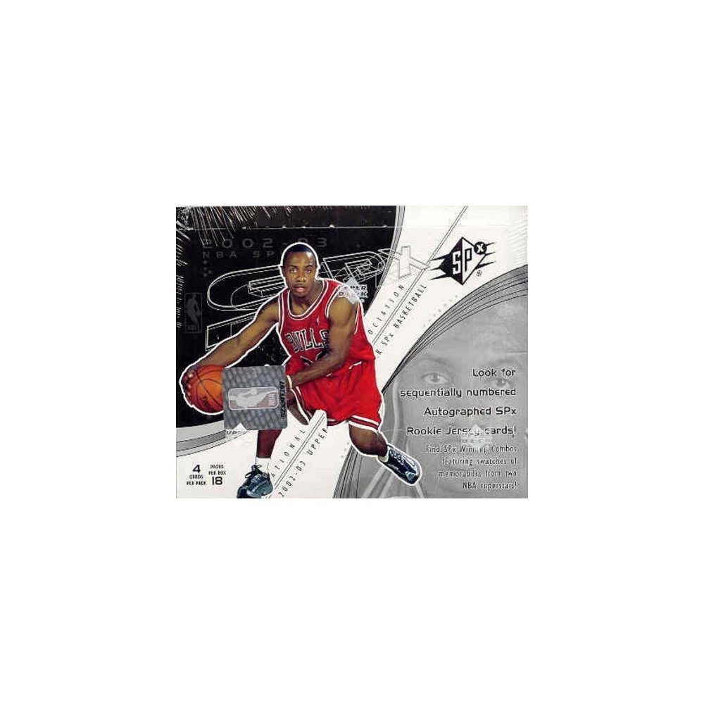 2002-03 Upper Deck SPx Basketball Hobby Box | Steel City Collectibles