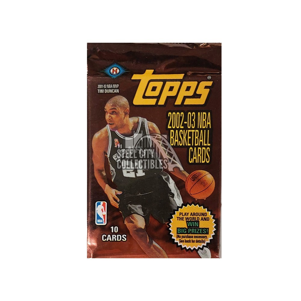 2002-03 Topps Basketball Hobby Pack | Steel City Collectibles