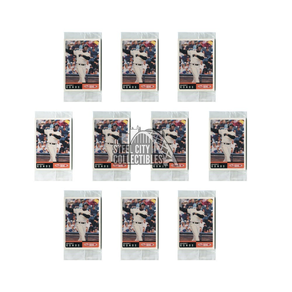2002 Topps Total Baseball Sealed 3-Card Promo 10-Pack Lot | Steel City ...