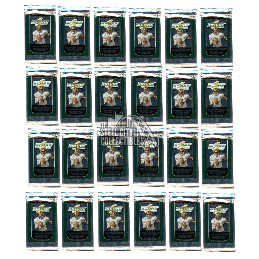 2002 Score Football Retail 24-Pack Lot | Steel City Collectibles