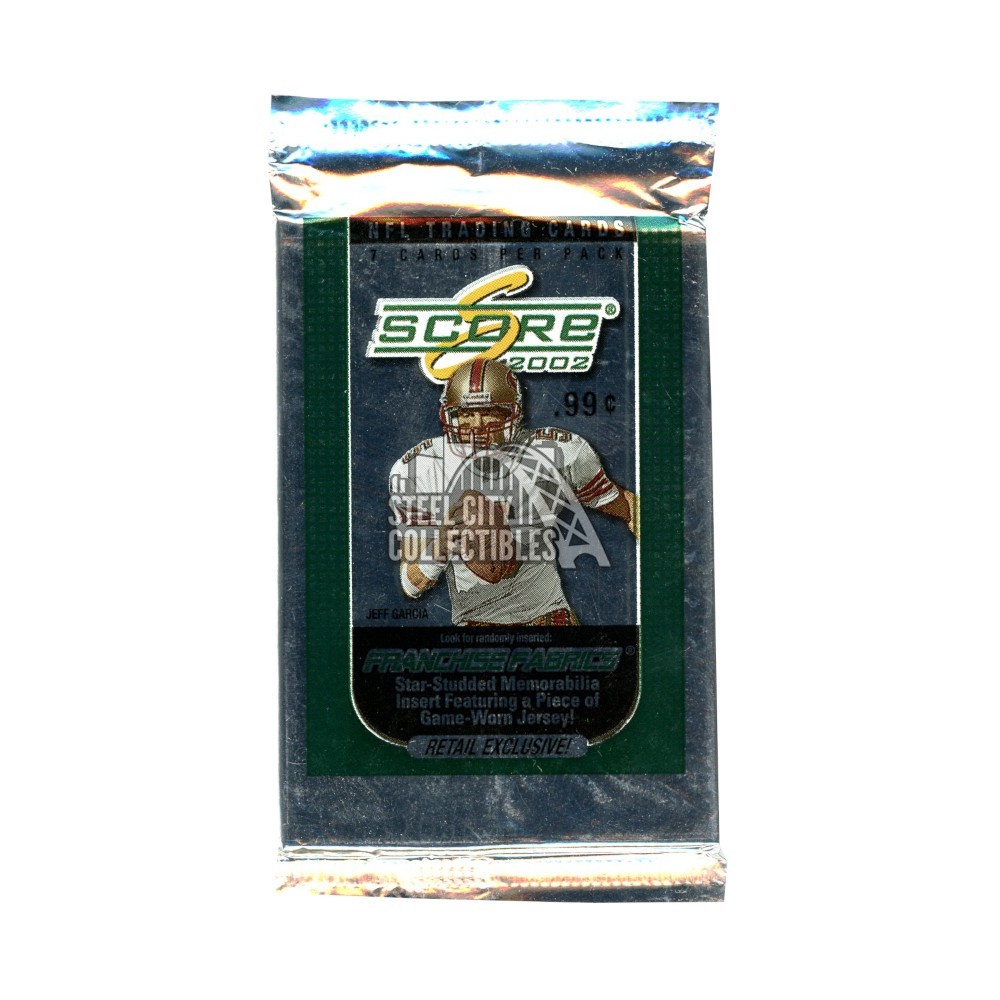 2002 Score Football Retail Pack | Steel City Collectibles