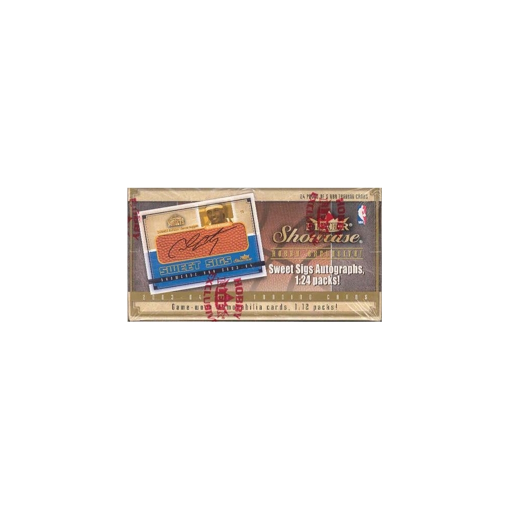 2003-04 Fleer Showcase Basketball Hobby Box | Steel City Collectibles