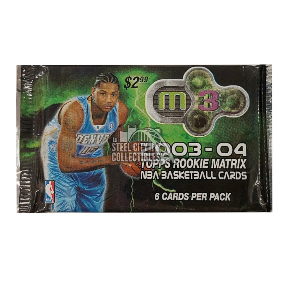 2003-04 Topps Rookie Matrix Basketball Pre-Priced Retail Pack | Steel ... 2003-04 Topps Rookie Matrix Basketball Pre-Priced Retail Pack | Steel ...