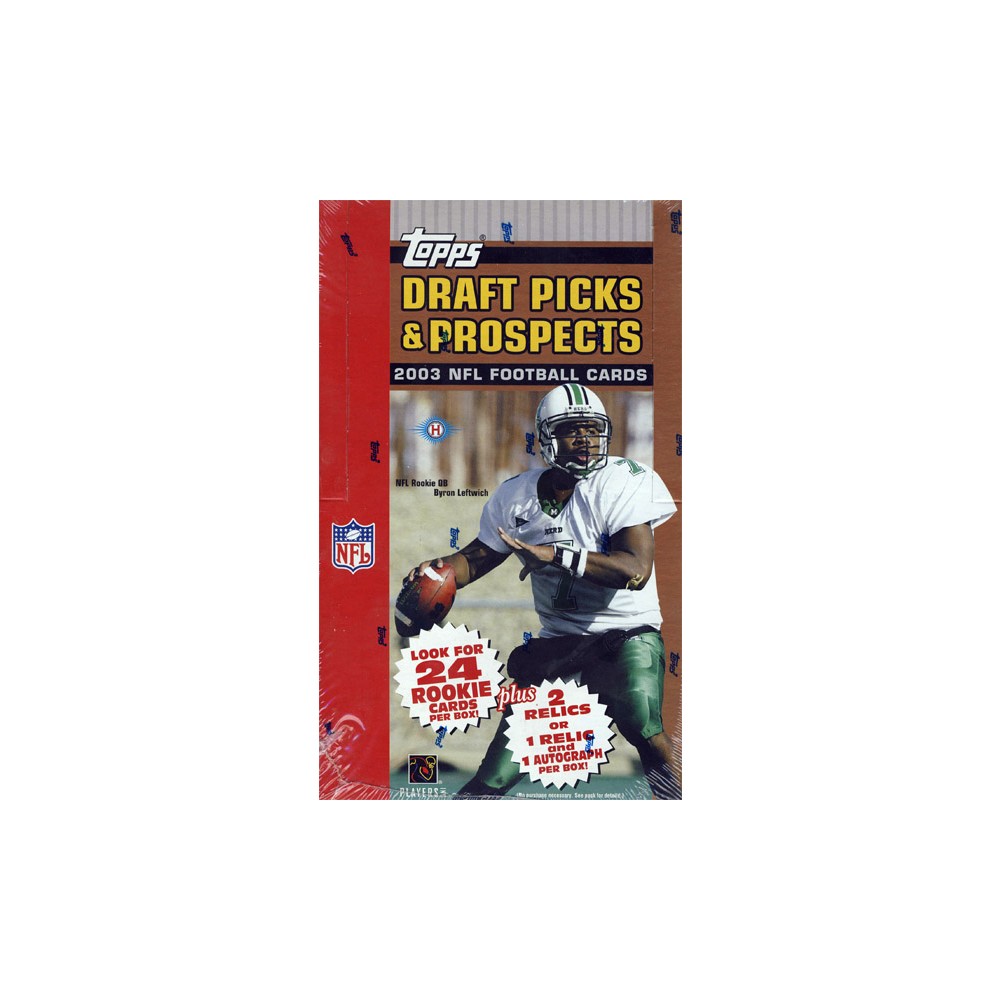2003 Topps Draft Picks & Prospects Football Hobby Box | Steel City ...