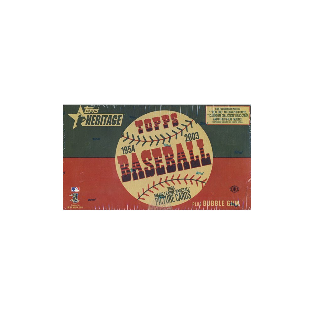 2003 Topps Heritage Baseball Hobby Box | Steel City Collectibles