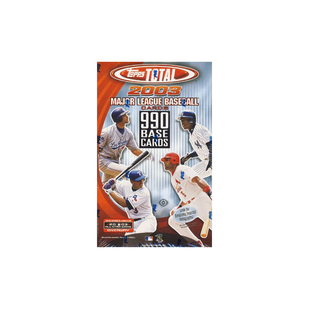 2003 Topps Total Baseball Hobby Box | Steel City Collectibles