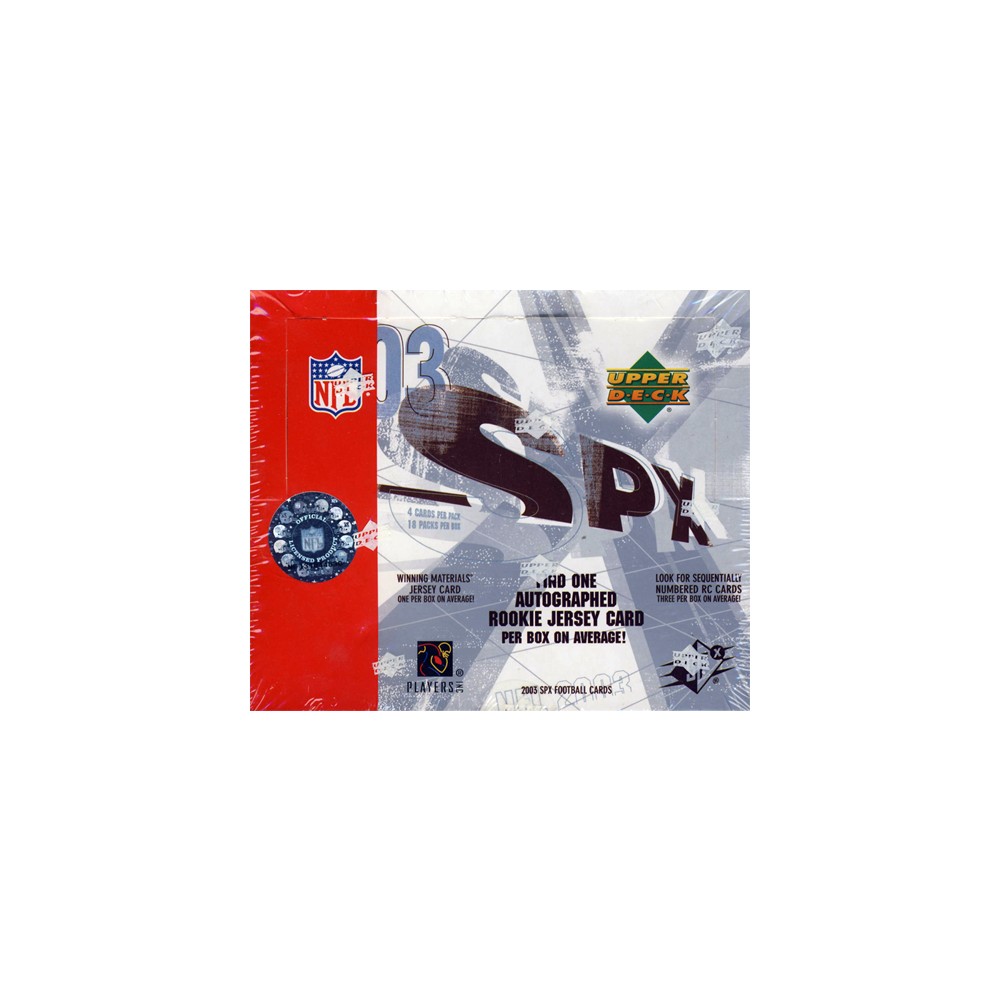 2003 Upper Deck SPx Football Hobby Box | Steel City Collectibles