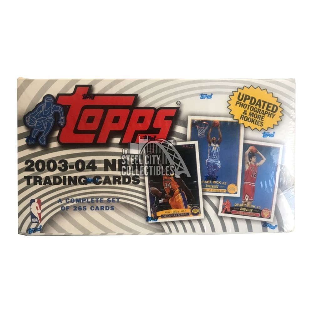 2003-04 Topps Basketball Retail Factory Set | Steel City Collectibles
