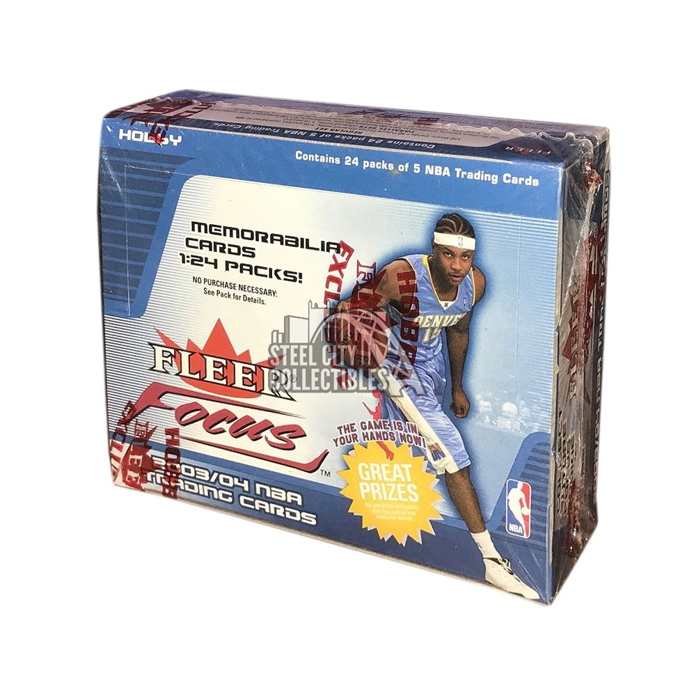 2003-04 Fleer Focus Basketball Hobby Box | Steel City Collectibles