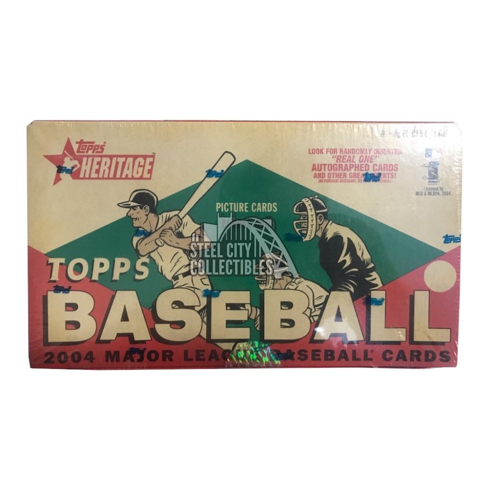 2004 Topps Heritage Baseball 24 Pack Retail Box | Steel City Collectibles