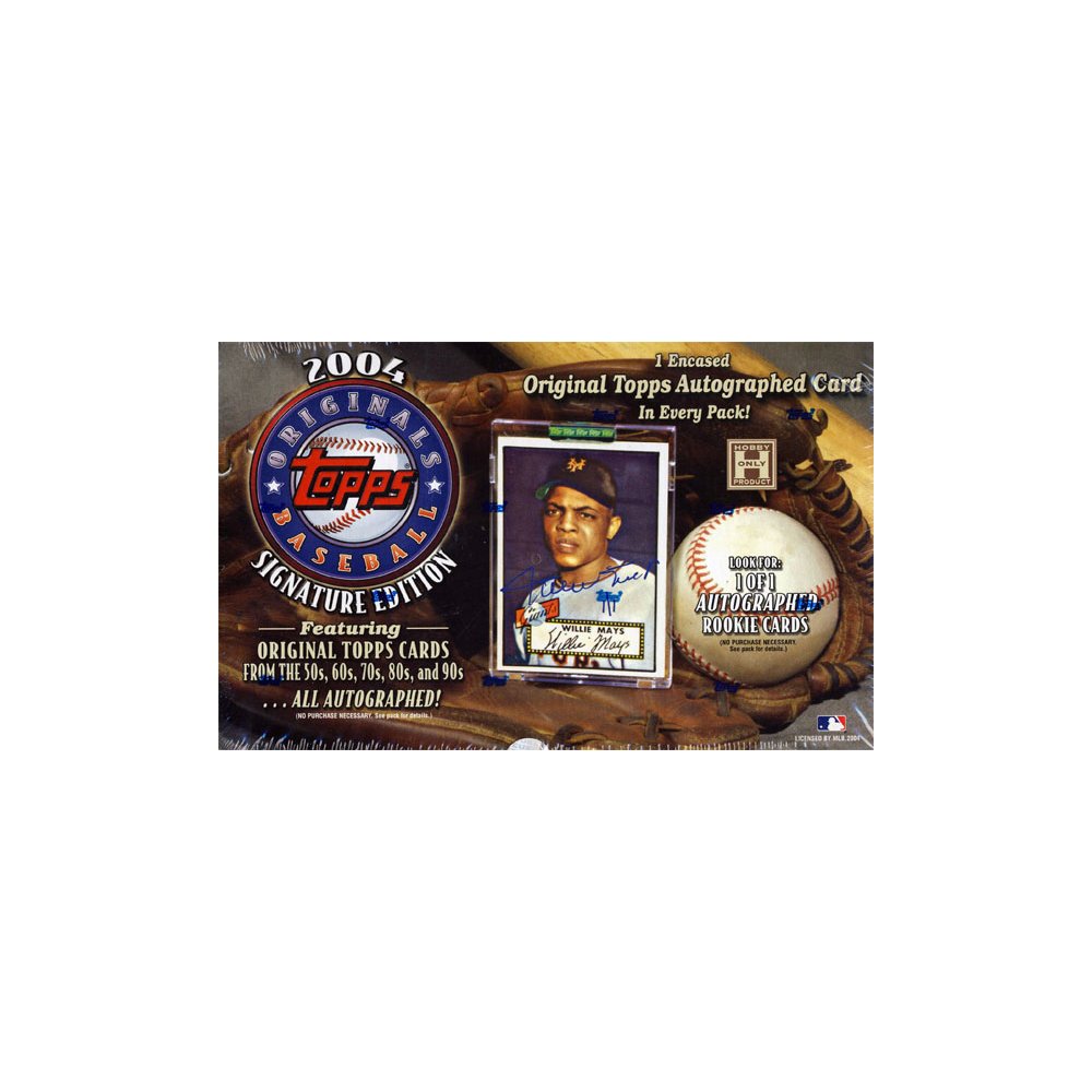2004 Topps Originals Signature Edition Baseball Hobby Box | Steel City ...
