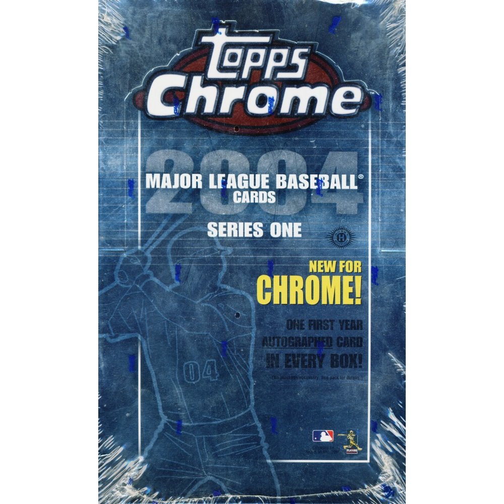 2004 Topps Chrome Series 1 Baseball Hobby Box | Steel City Collectibles