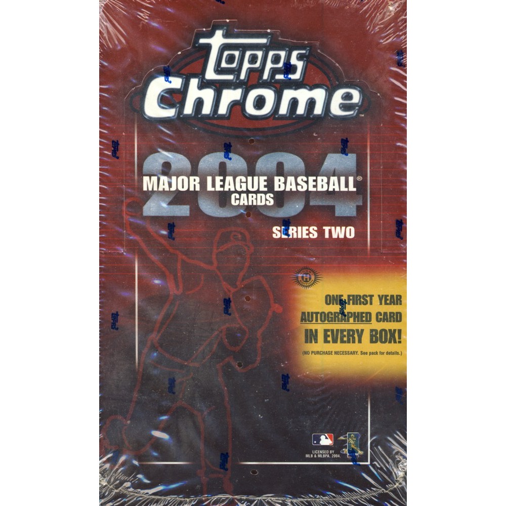 2004 Topps Chrome Series 2 Baseball Hobby Box | Steel City Collectibles