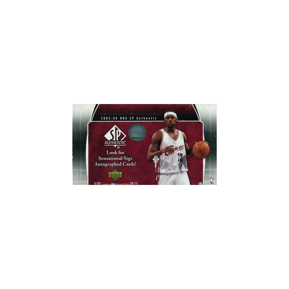 2005 06 Upper Deck Sp Authentic Basketball Hobby Box Steel City