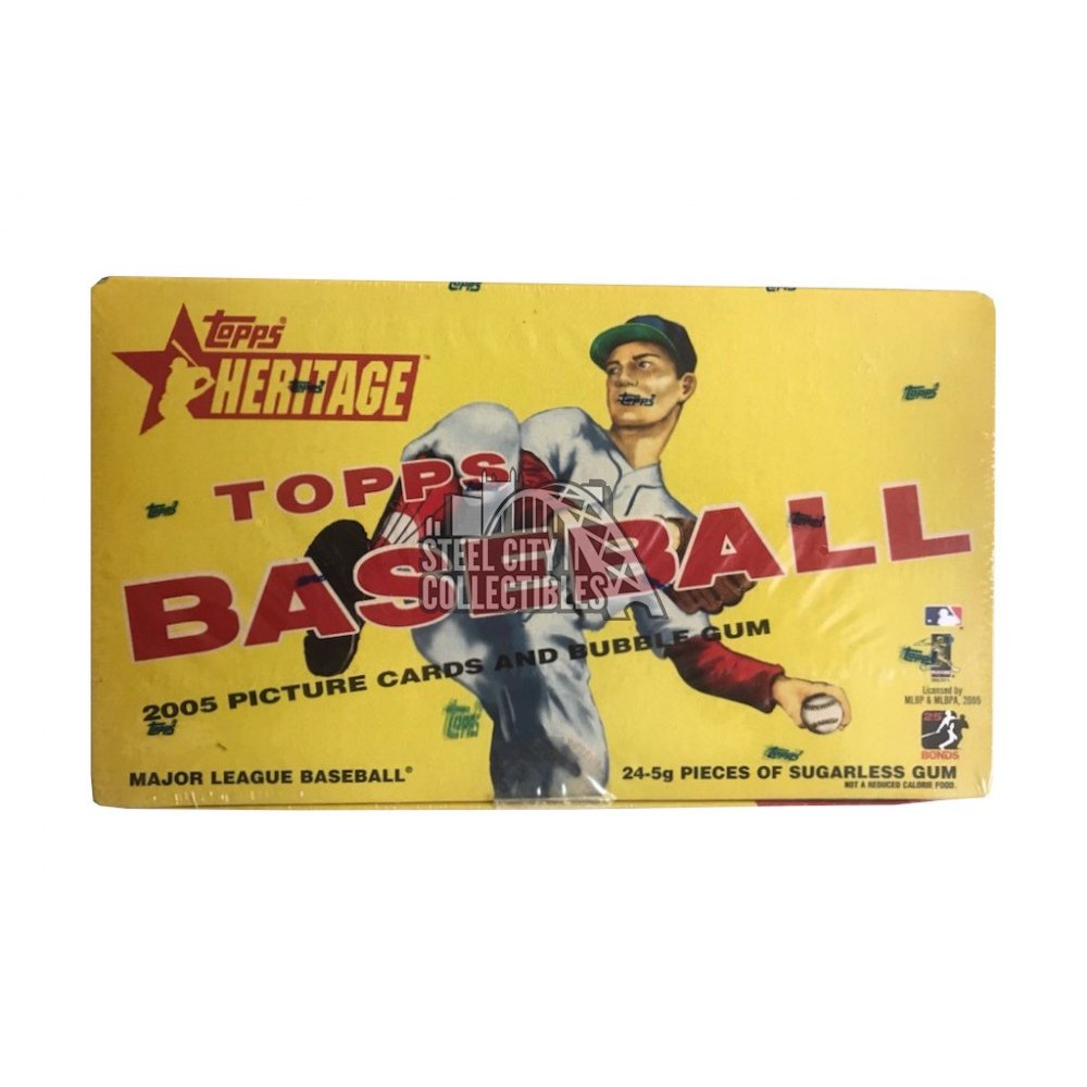 2005 Topps Heritage Baseball 24 Pack Retail Box | Steel City Collectibles
